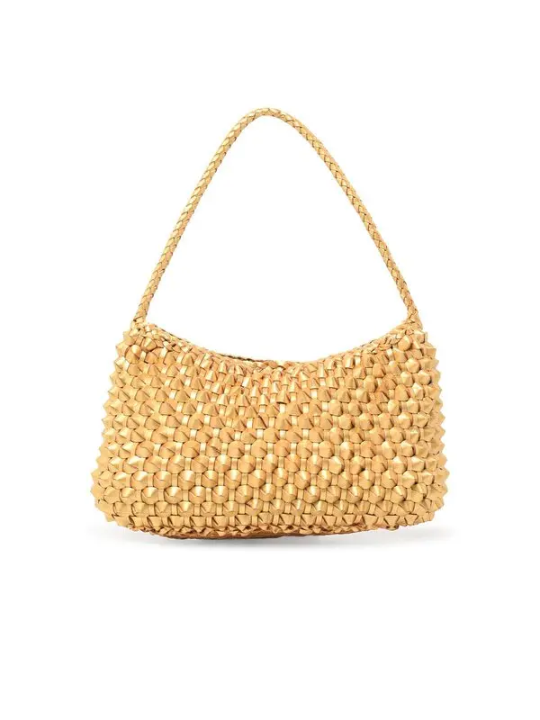 Dragon Diffusion Woven Leather Bag - Gold