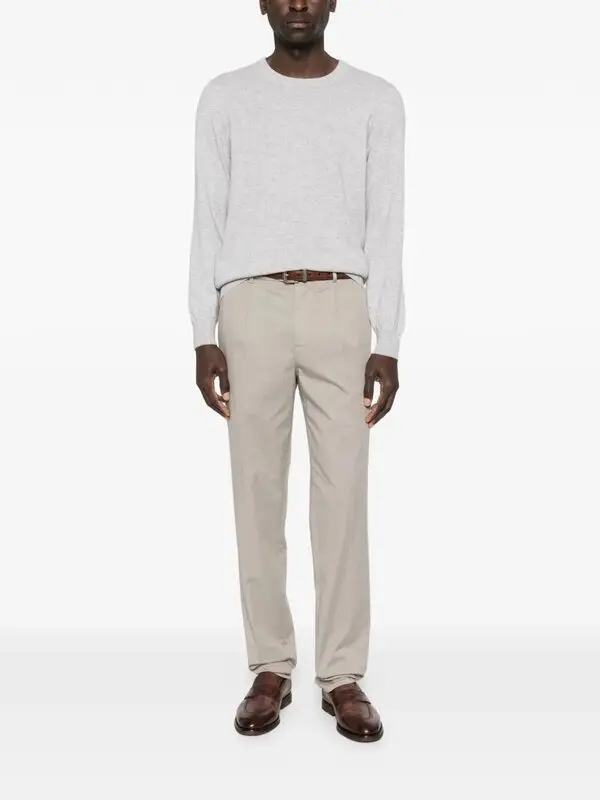 Brunello Cucinelli Garment-dyed Leisure Fit Pants
