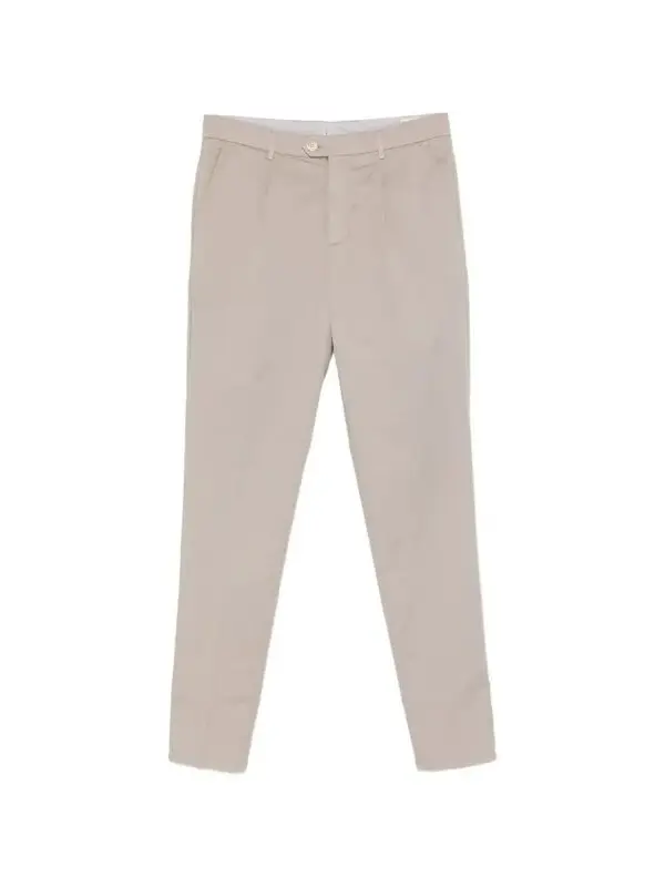 Brunello Cucinelli Garment-dyed Leisure Fit Pants - Multicolor
