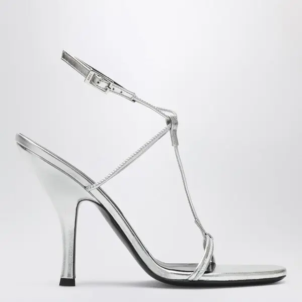 JUDE Mixer Sandal In Leather - Silver