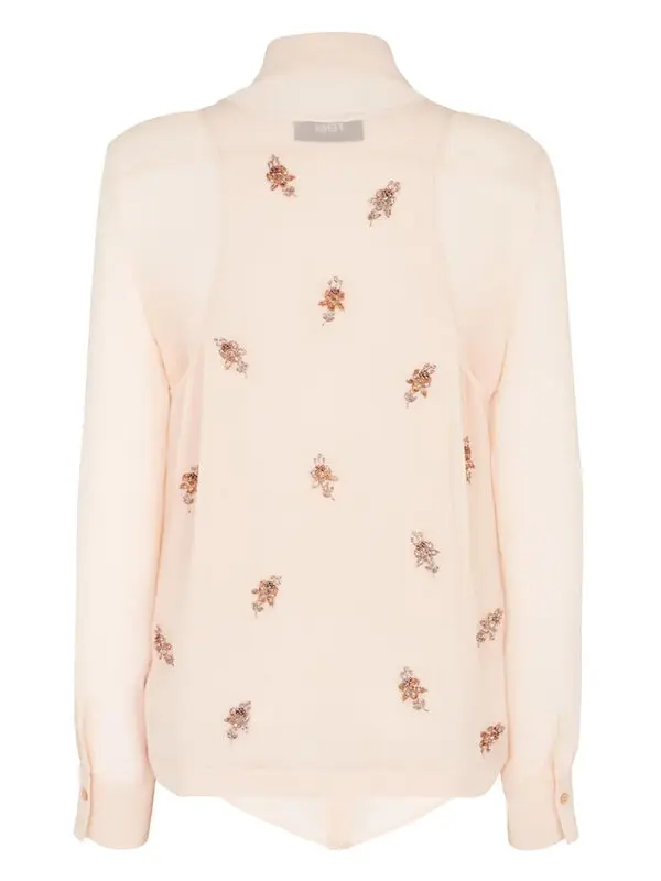 Fendi Silk Georgette Top