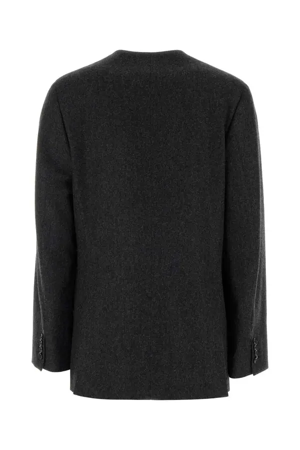 JIL SANDER Charcoal Wool Blazer