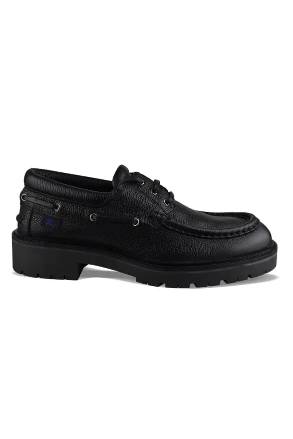 Burberry Raft Boat Shoes - Black