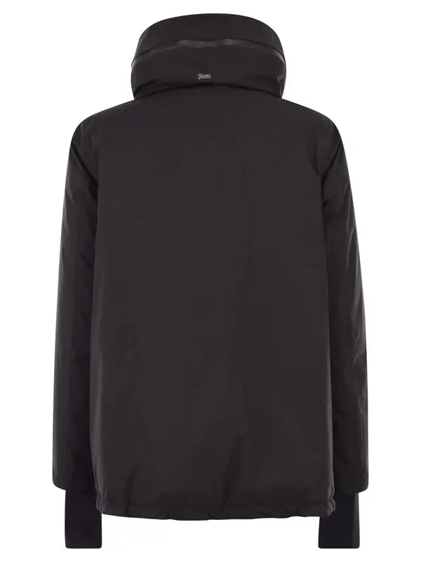 Herno A-shaped Down Jacket With Hood, 2 Layers