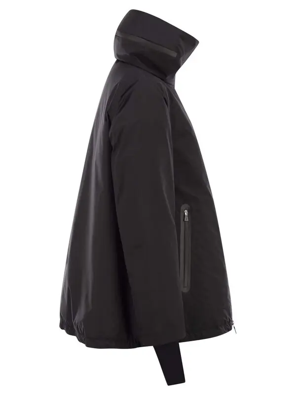 Herno A-shaped Down Jacket With Hood, 2 Layers