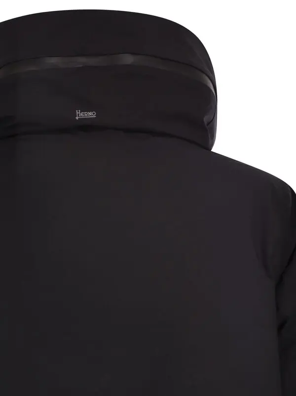 Herno A-shaped Down Jacket With Hood, 2 Layers