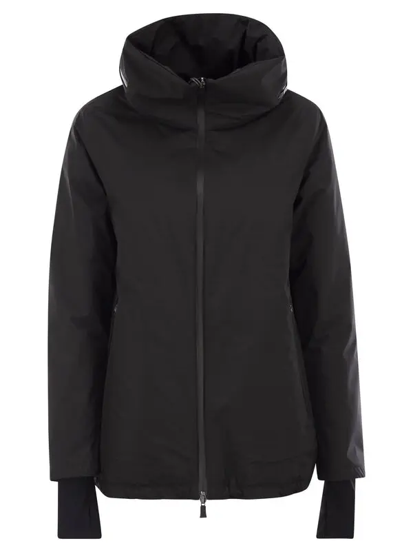 Herno A-shaped Down Jacket With Hood - Black