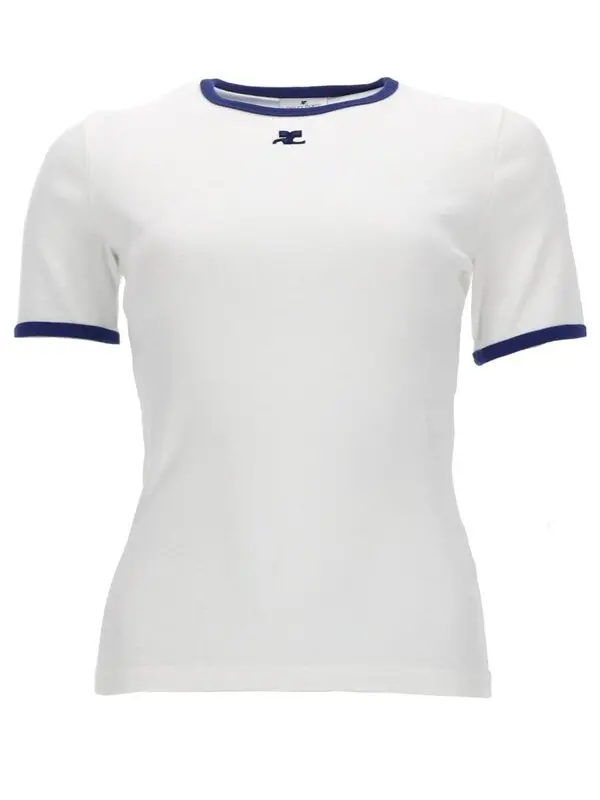 COURREGES Logo T-shirt - White