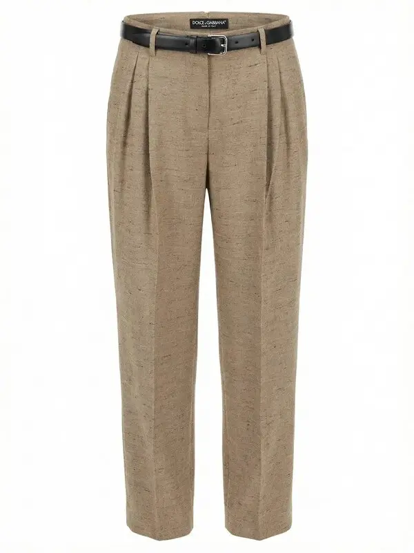 Dolce & Gabbana Tweed-effect Trousers