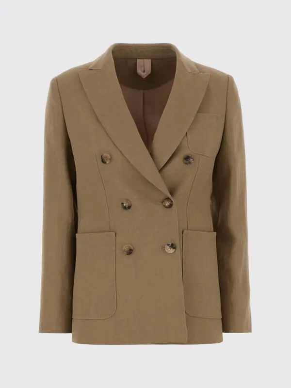 Max Mara Double-breasted Hemp Blazer