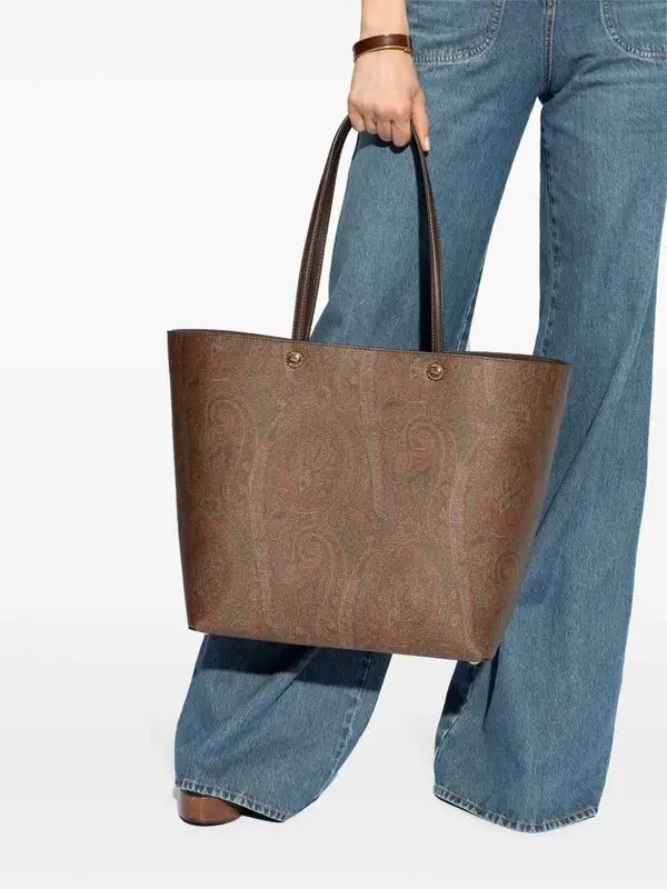 Etro Paisley Print Tote Bag