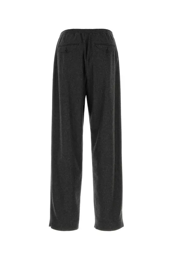 JIL SANDER Graphite Flannel Pant