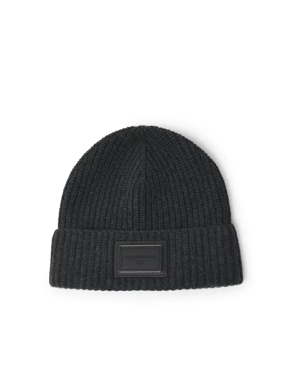 Dolce & Gabbana Cashmere Beanie - Gray