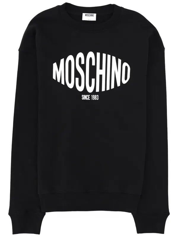 Moschino Sweatshirt With Logo - Black