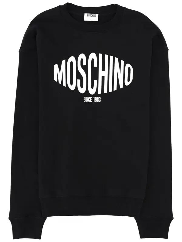 Moschino Sweatshirt With Logo - Black