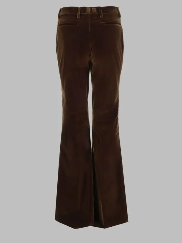 Etro Velvet Flared Trousers - Multicolor