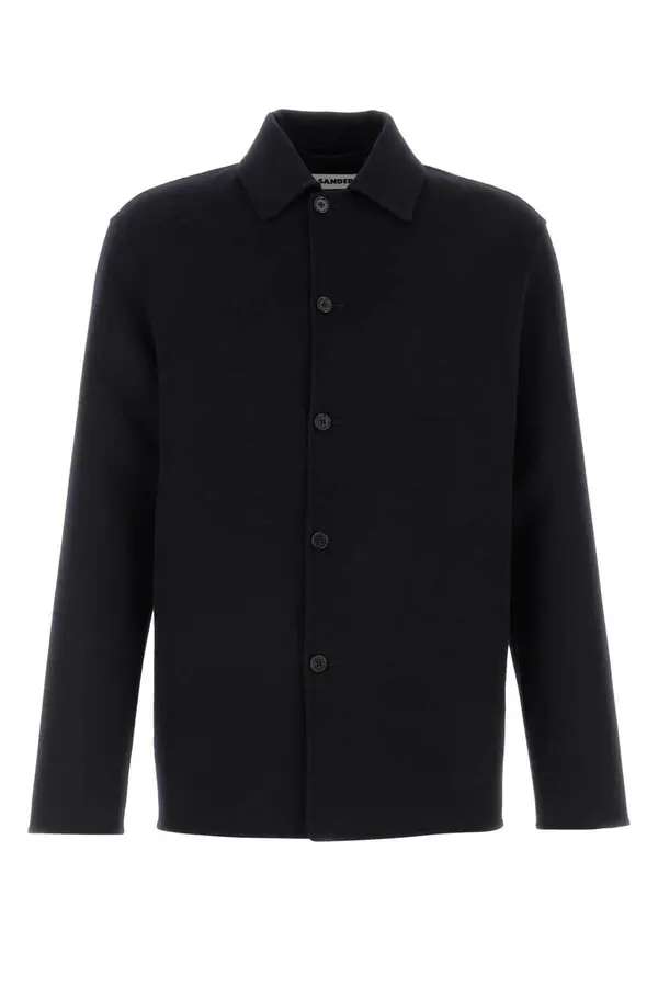 JIL SANDER Midnight Wool Blend Shirt