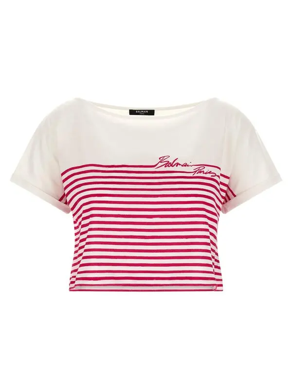 Balmain Marinière' T-shirt
