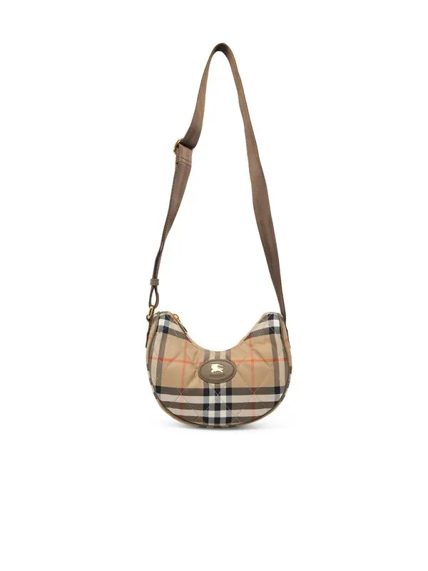Burberry Horseshoe Crossbody Bag - Cream