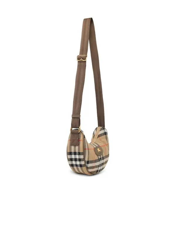 Burberry Horseshoe Crossbody Bag - Cream