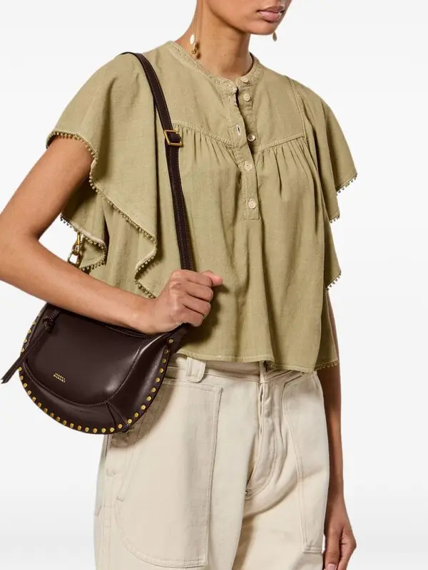 Isabel Marant Étoile Oskan Moon Leather Shoulder Bag - Multicolor