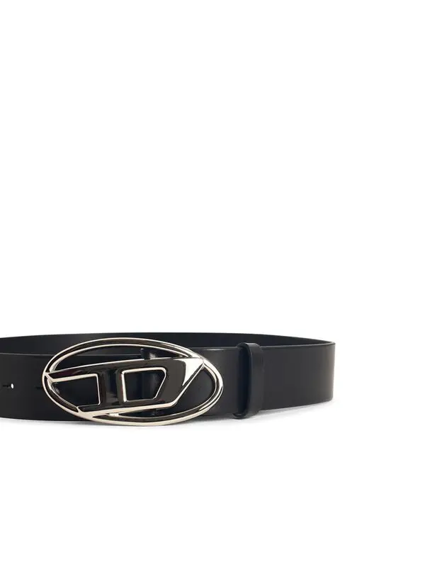 DIESEL® B-1dr W Leather Belt - Black