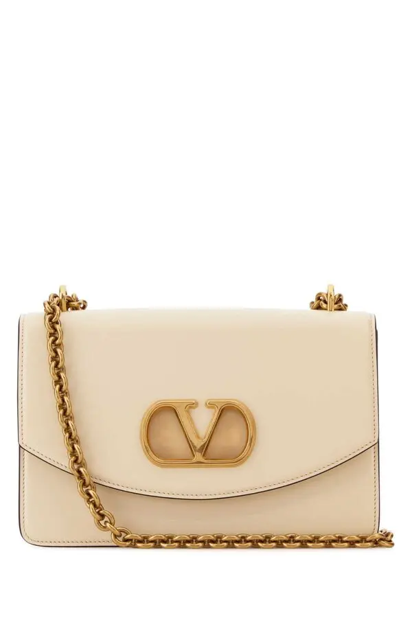 Valentino Garavani Leather Shoulder Bag - White