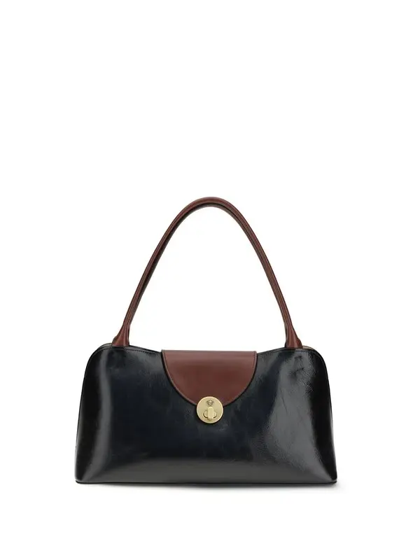 Versace Vivian Medium Shoulder Bag - Black