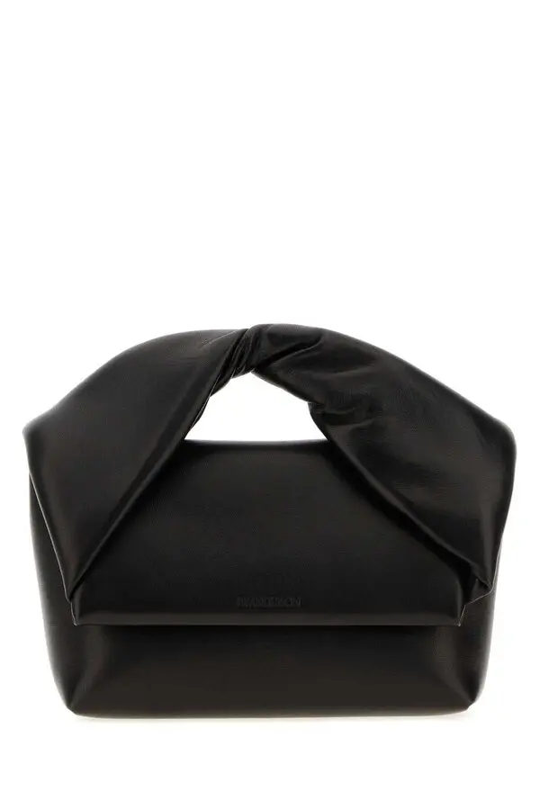 JW Anderson Leather Mini Twister Handbag - Black