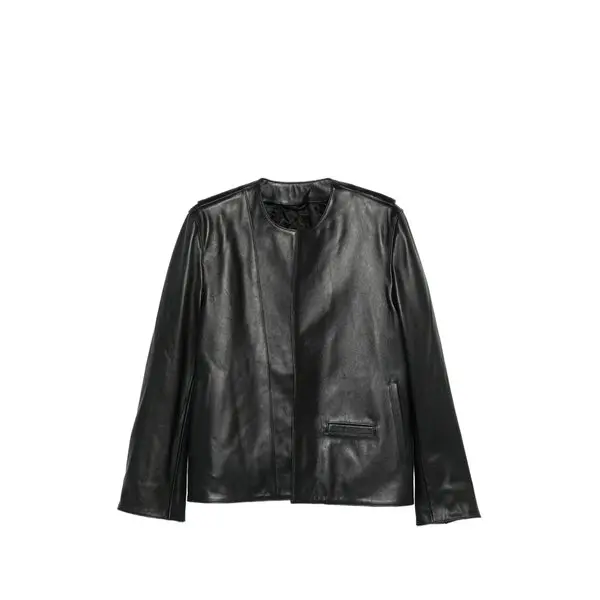 TOTEME Leather Jacket - Black