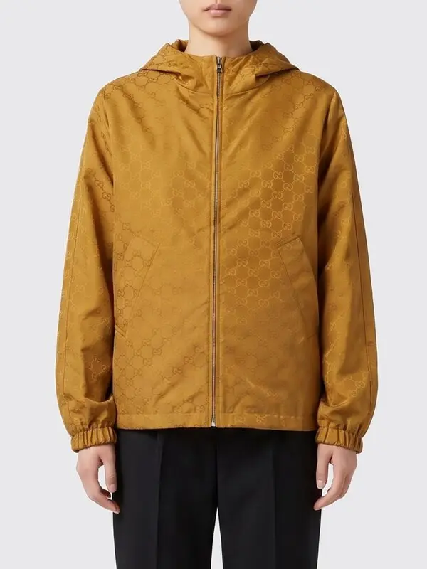 Gucci Gg Nylon Bomber Jacket