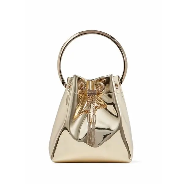JIMMY CHOO Metallic Bucket Bags - Gold