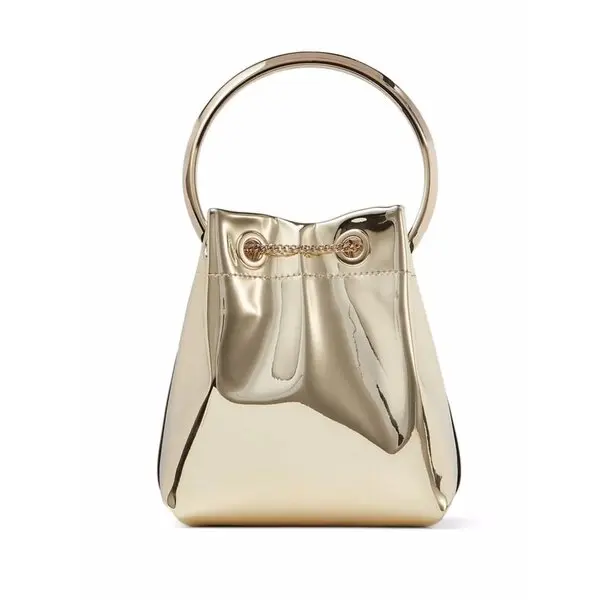 JIMMY CHOO Metallic Bucket Bags - Gold