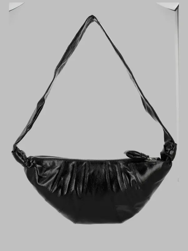 LEMAIRE Croissant Shoulder Bag - Black