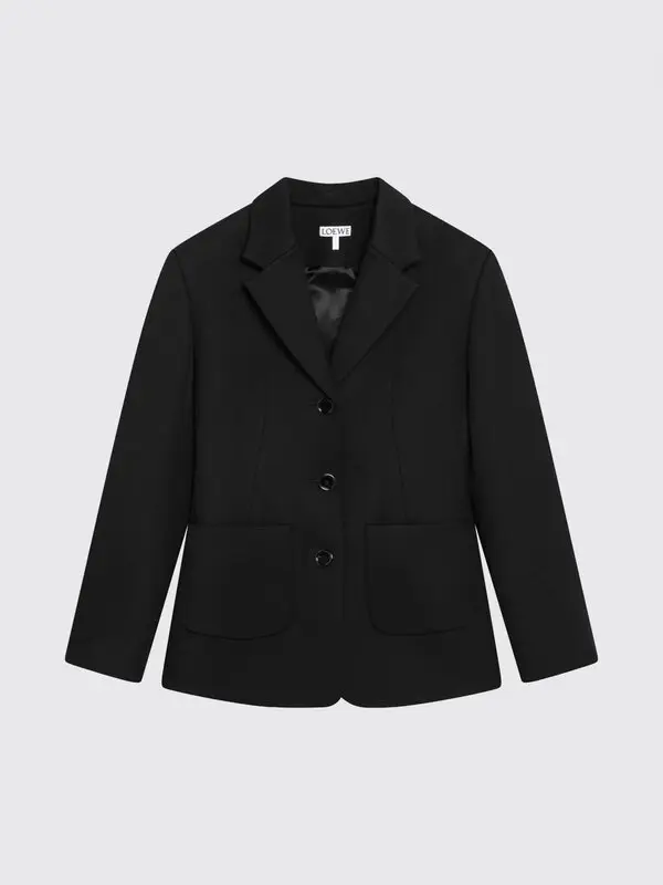 Loewe Wool Blend Single Breasted Blazer