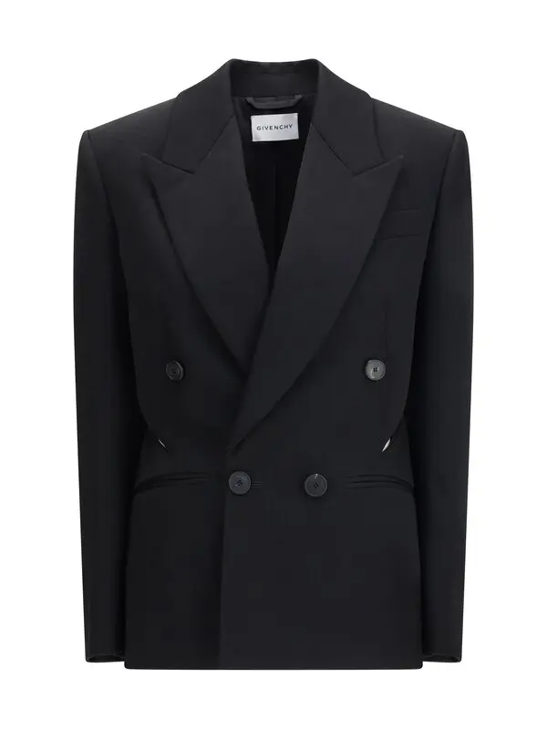 Givenchy Cut-out Wool Blazer