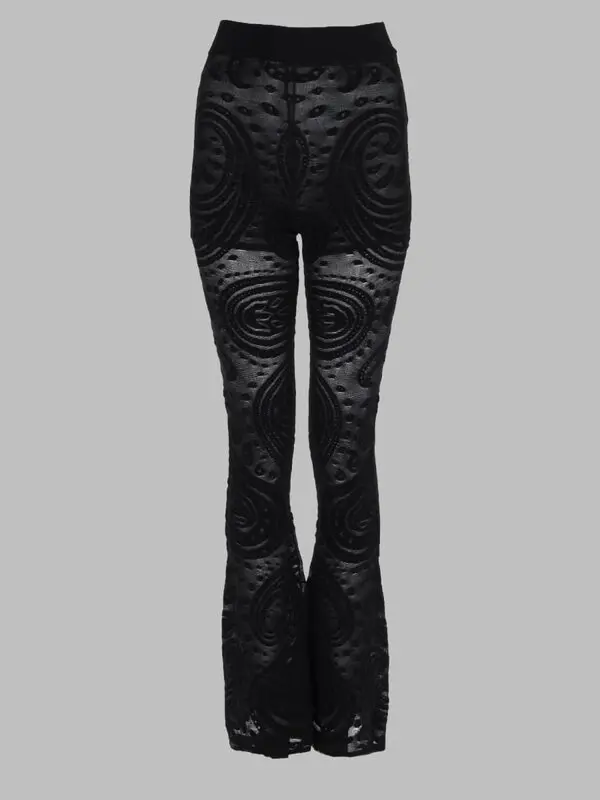 Etro Patterned Viscose Blend Trousers - Multicolor