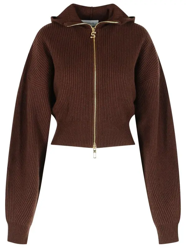 Sportmax Balco Wool And Cashmere Cardigan - Brown