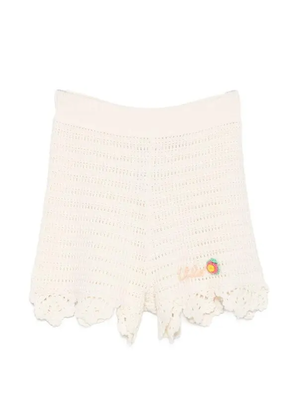 Chloé Cotton Knit Shorts - Multicolor