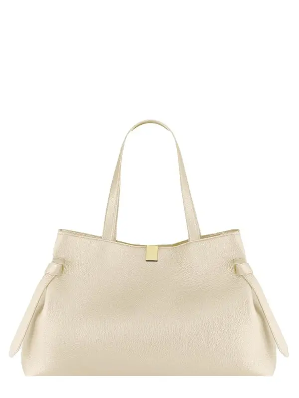 Yuzefi Gyoza Leather Tote - Brown