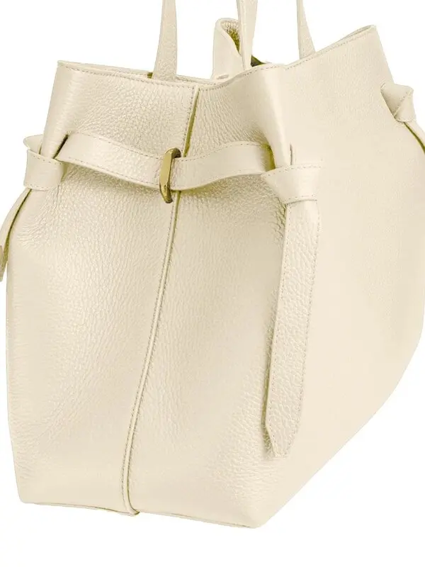 Yuzefi Gyoza Leather Tote - Brown