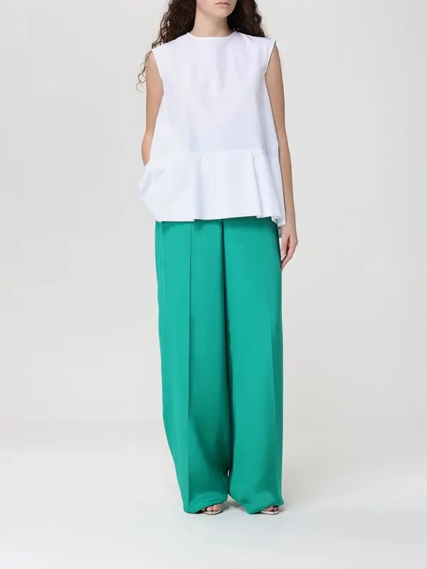 Max Mara Silk Palazzo Trousers