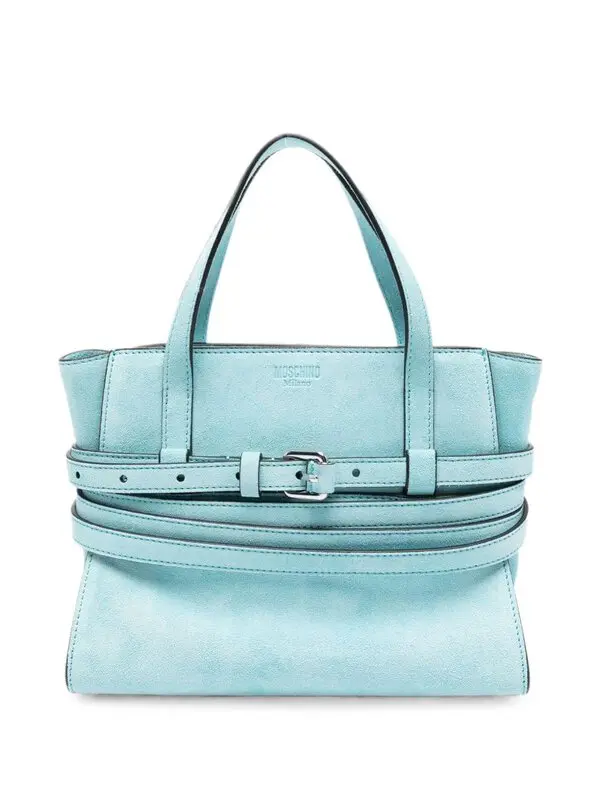 Moschino Tie Me Leather Handbag - Multicolor