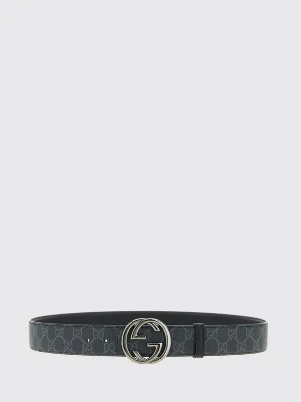 Gucci Reversible Gg Synthetic Leather Belt