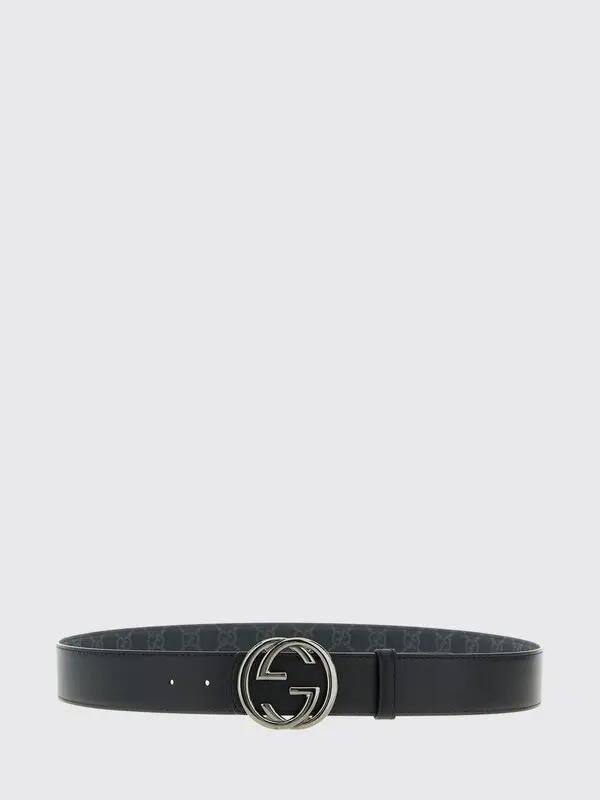 Gucci Reversible Gg Synthetic Leather Belt