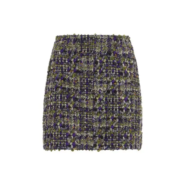 Saint Laurent Tweed Mini Skirt