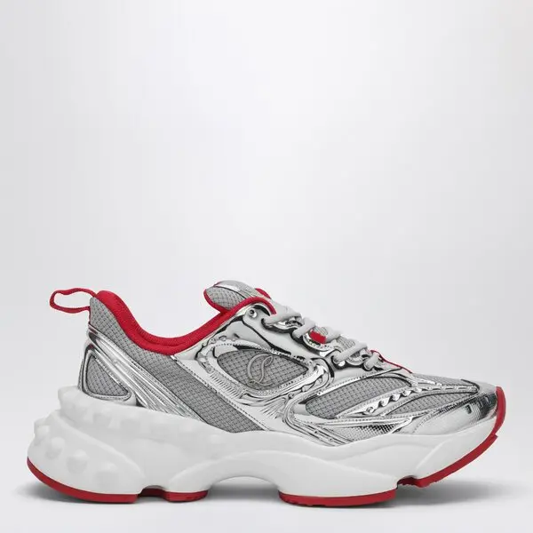 CHRISTIAN LOUBOUTIN So Flo Running Sneaker /red - Silver