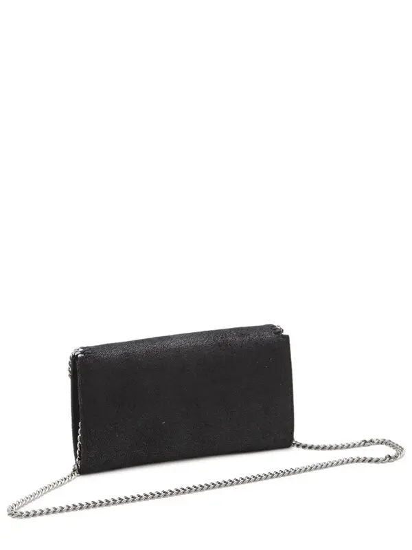 Stella McCartney Borsa Portafoglio Falabella Con Catena - Black