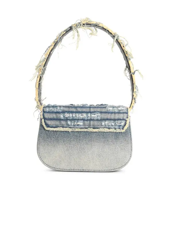 DIESEL® 1dr' Shoulder Bag In Light Leather And Tela - Blue