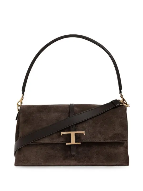 TOD'S T Timeless Leather Shoulder Bag - Multicolor
